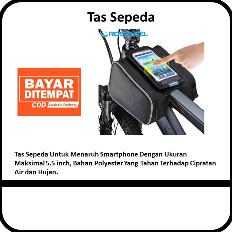Jual Roswheel Tas Aksesoris Asesoris Gowes Alat Komponen Batang Frame ...