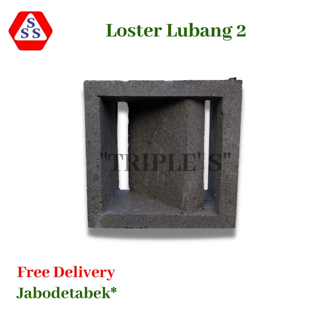 Jual Loster Beton Nako Lubang 2 Lubang Angin Roster Dinding Loster ...