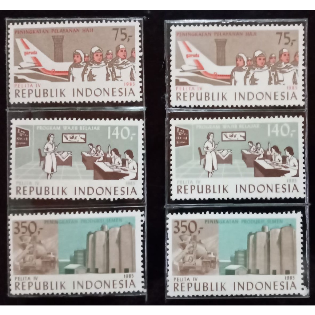 Jual Perangko Indonesia Seri Pelita IV Set 1985 | Shopee Indonesia