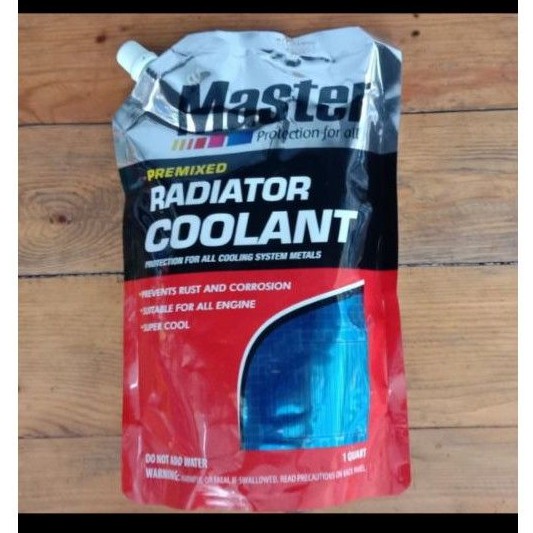 Jual Air Radiator Hijau Master - Coolant Radiator Hijau Master 1 Quart ...