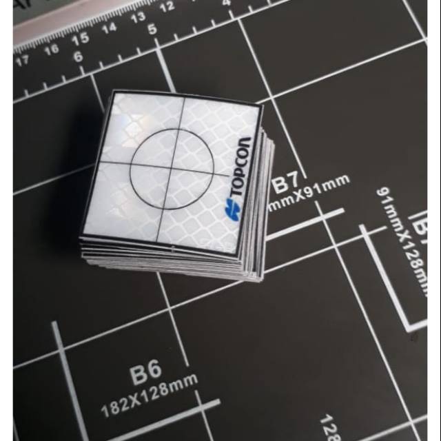 Jual Murah Survey Reflector Sheet Silver / Reflective Tape Target ...