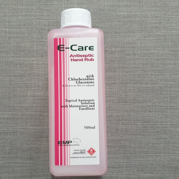 Jual E care Hand Sanitizer Hand rub Ecare E-care 500 ml ORIGINAL | Shopee Indonesia