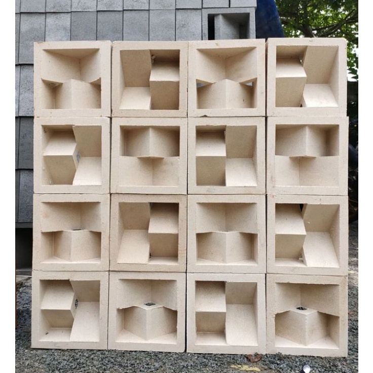 Jual Roster beton Roster minimalis Roster modern motif M dua muka dua ...