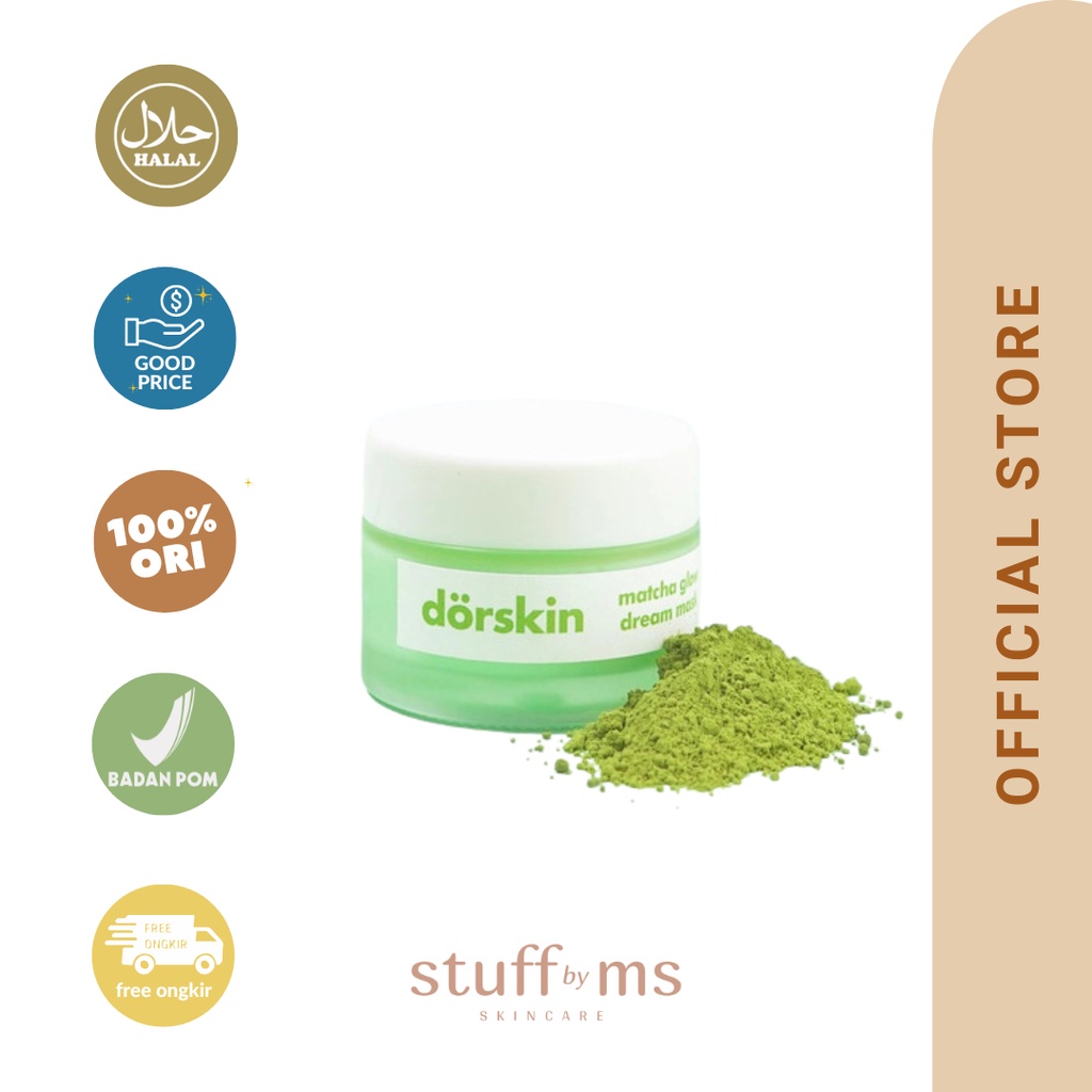 Jual Dorskin Matcha Glow Dream Sleeping Mask | Shopee Indonesia