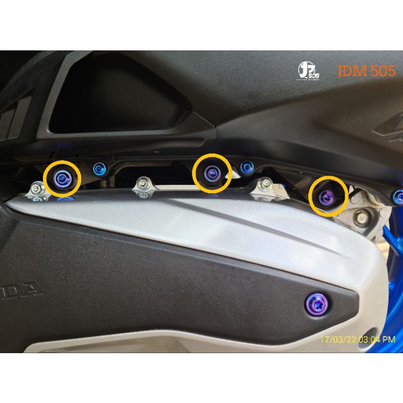 Jual Baut Titanium Paket Pegangan Box Filter PCX/Vario/ADV/Stylo 160 ...