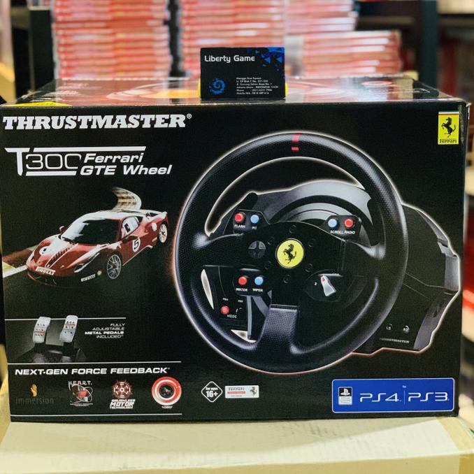 Jual Thrustmaster T300 Ferrari GTE Steering Wheel (PC/PS3/PS4) | Shopee ...