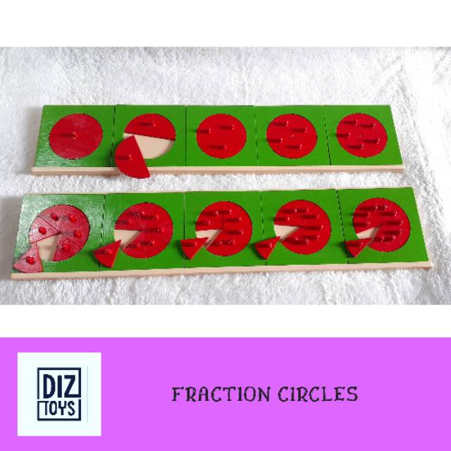Jual Fraction Circles Montessori | Shopee Indonesia