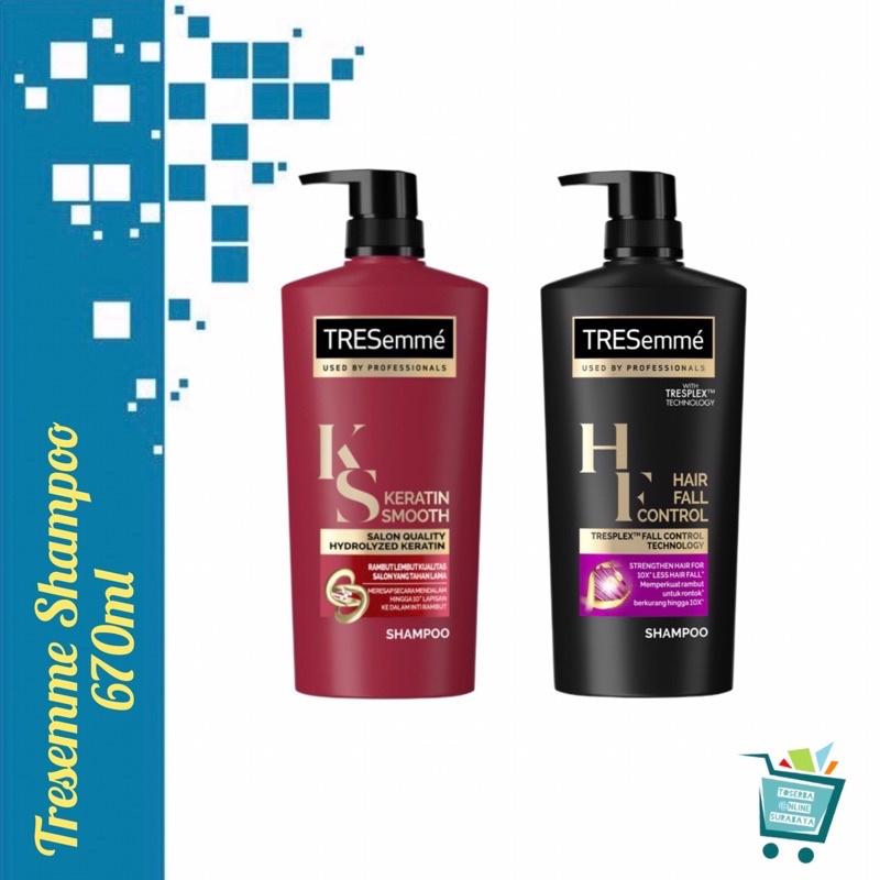 Jual Tresemme Shampoo / Shampo Keratin Smooth / Hair Fall / Hairfall ...