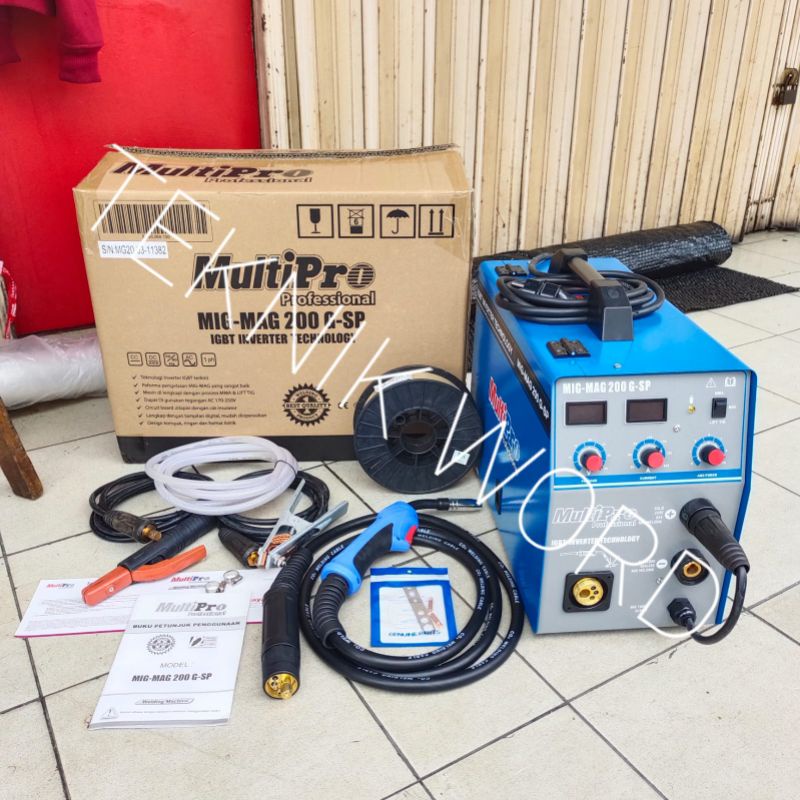 Jual MESIN LAS CO2 MULTIPRO MIG MAG 200 INVERTER MULTIPRO MIG MAG 200 G-SP | Shopee Indonesia