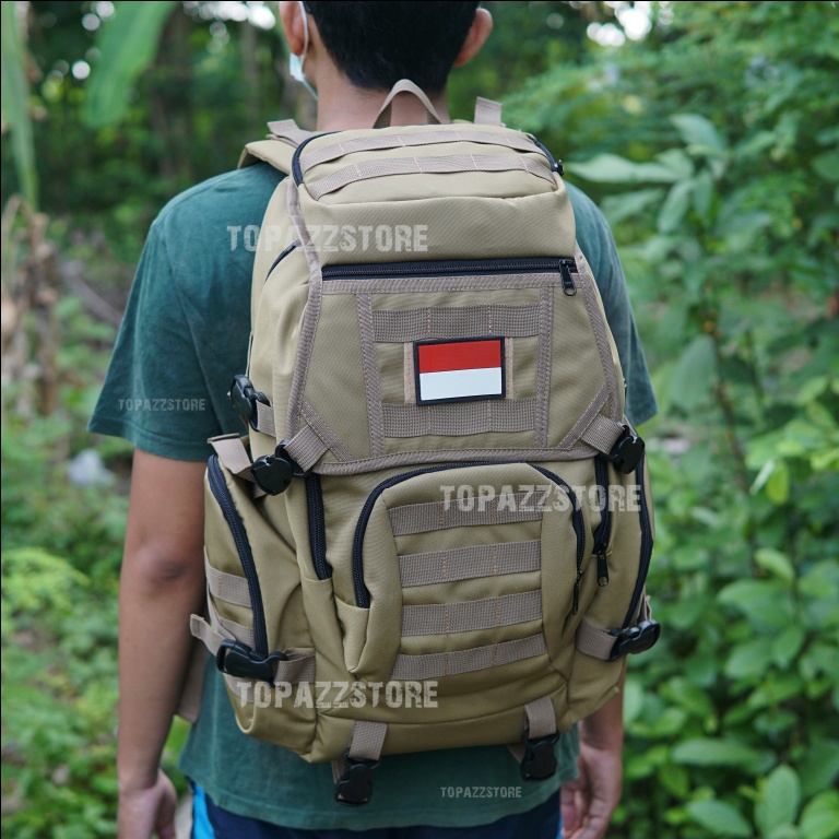 Jual Tas Polisi Loreng Tentara Ransel Army Tactical Militer Standart ...