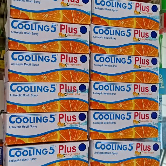 Jual Cooling 5 Plus Orange Obat Sariawan Sakit gigi | Shopee Indonesia