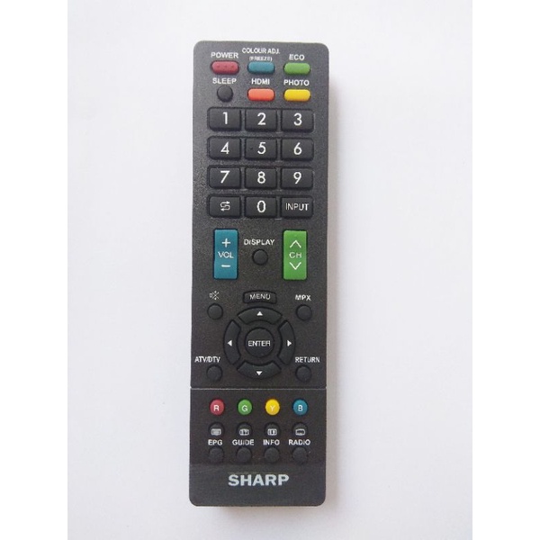 Jual REMOT/REMOTE TV LCD/LED SHARP AQUOS FOR GB225WJSA GB291WJSA GRADE ORIGINAL | Shopee Indonesia