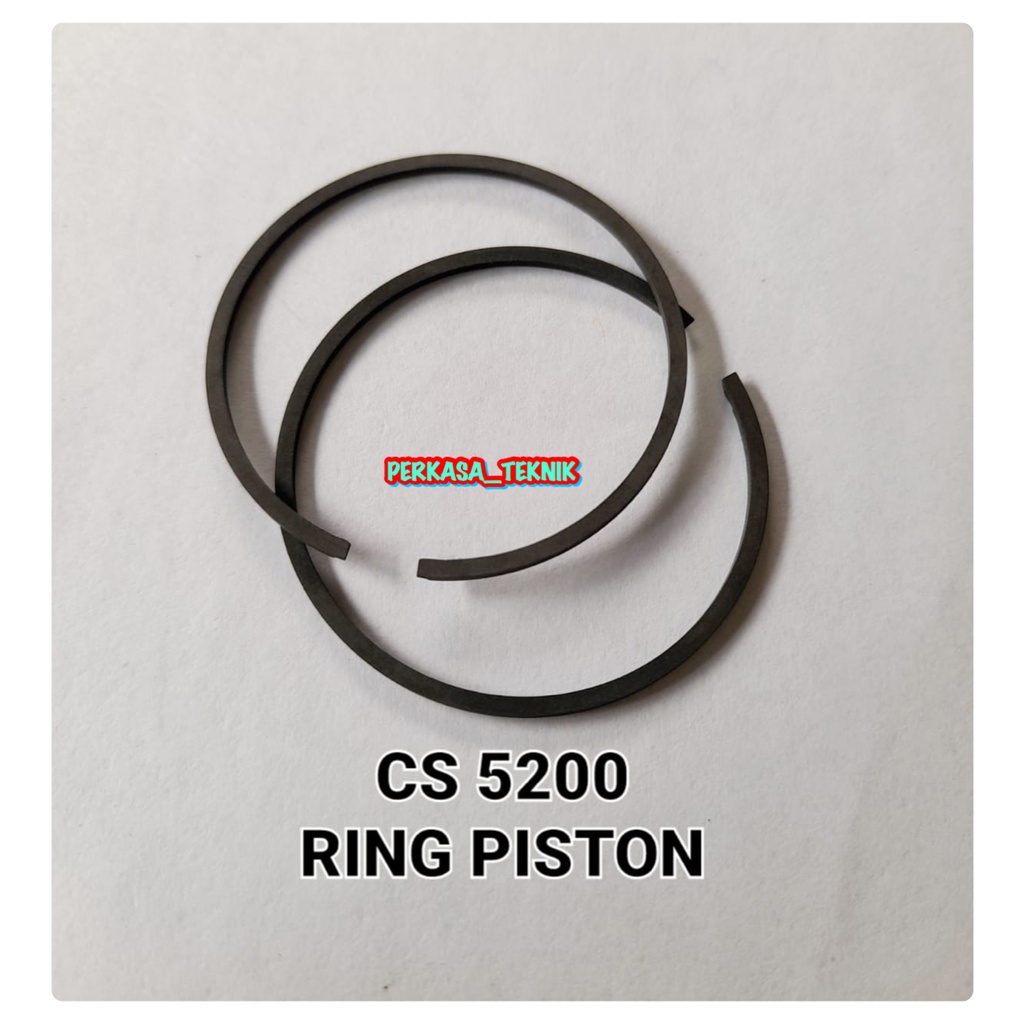 Jual CS5200 RING PISTON SEHER CHAINSAW SINSO CS 5200 HARGA PER SET(2PCS ...