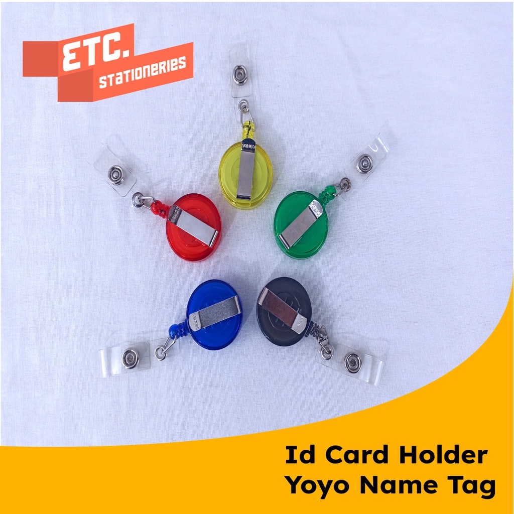 Jual Yoyo Name Tag / ID Card Holder [10 PCS] [YYT] | Shopee Indonesia
