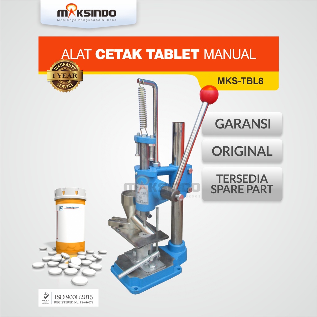 Jual Alat Cetak Tablet Manual MKS-TBL8 | Shopee Indonesia