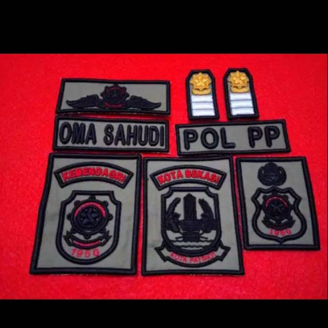 Jual LOGO SATPOL PP 1 SET. TIMBUL | Shopee Indonesia