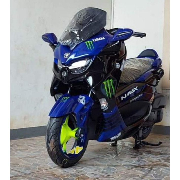 Jual FULLBODY CUSTOM PREDATOR NMAX NEW DAN NMAX OLD BIRU HITAM GP ...