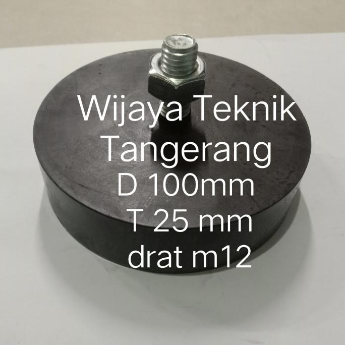 Jual karet / rubber engine mounting / karet bantalan mesin 100 x25 x ...