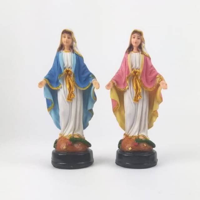 Jual Patung Bunda Maria Tangan Terbuka 12 cm Arca Souvenir Rohani Altar ...
