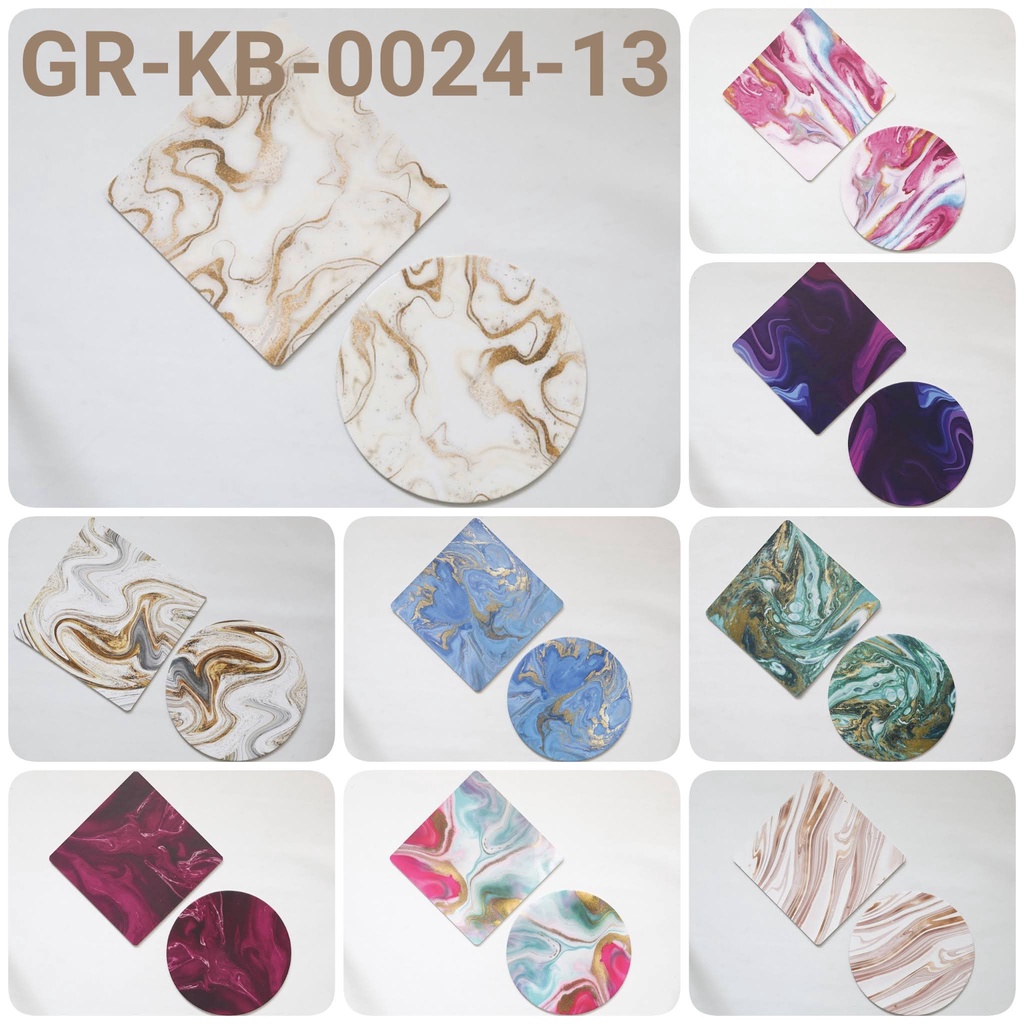 Jual GR-KB-0024-13 GR 2 Cake board alas kue kotak bulat 24cm marbel ...