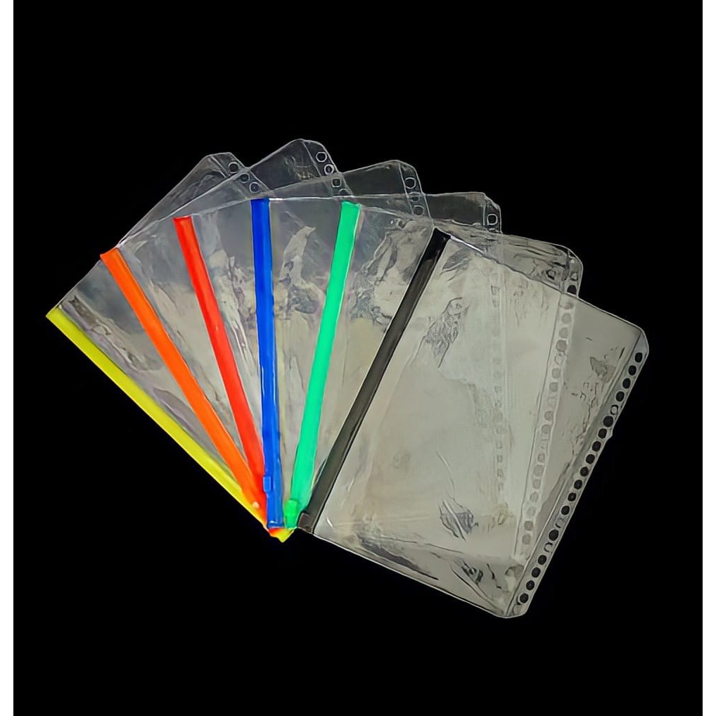 Jual MAP PLASTIK RING ZIPPER BINDER A5 20 RING ZIPPER POCKET ...