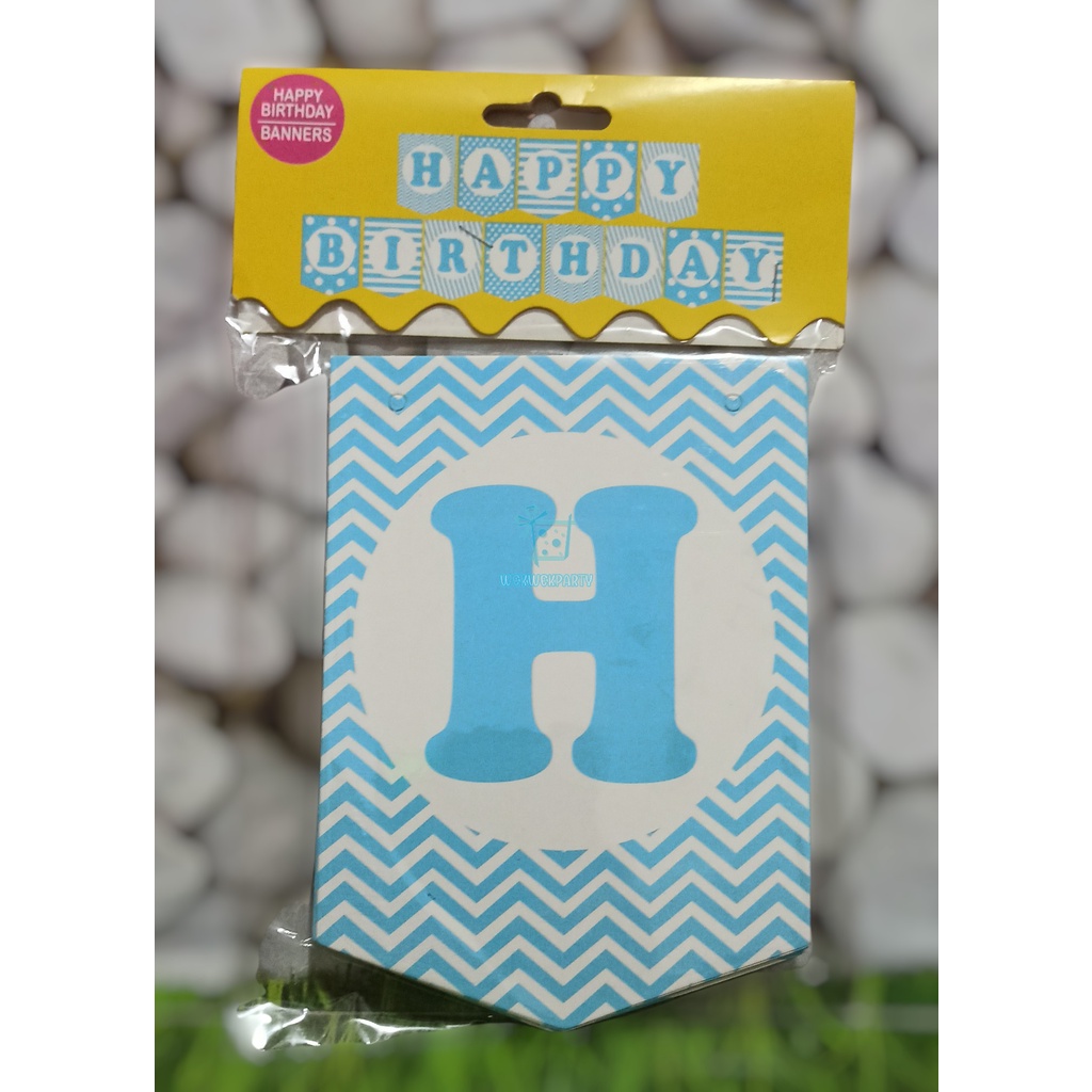 Jual MURAH!!! Banner Gantung Tulisan HAPPY BIRTHDAY Segi Lima | Shopee ...