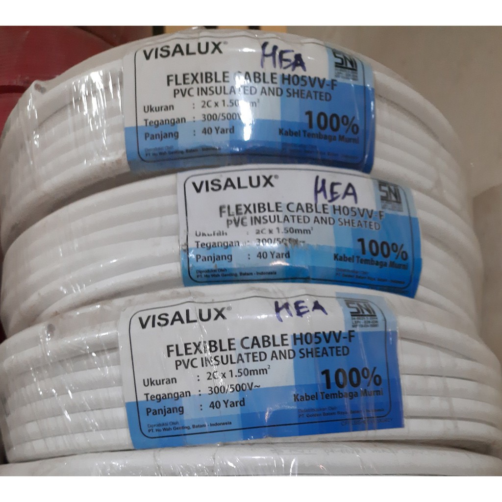 Jual kabel listrik visalux | Shopee Indonesia