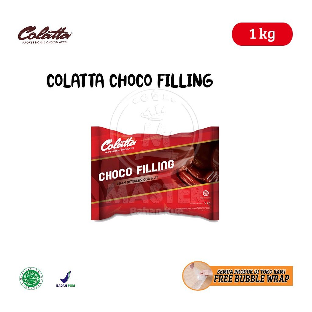 Jual Colatta Choco Filling Coklat Kemasan Merah [1 kg] | Shopee Indonesia
