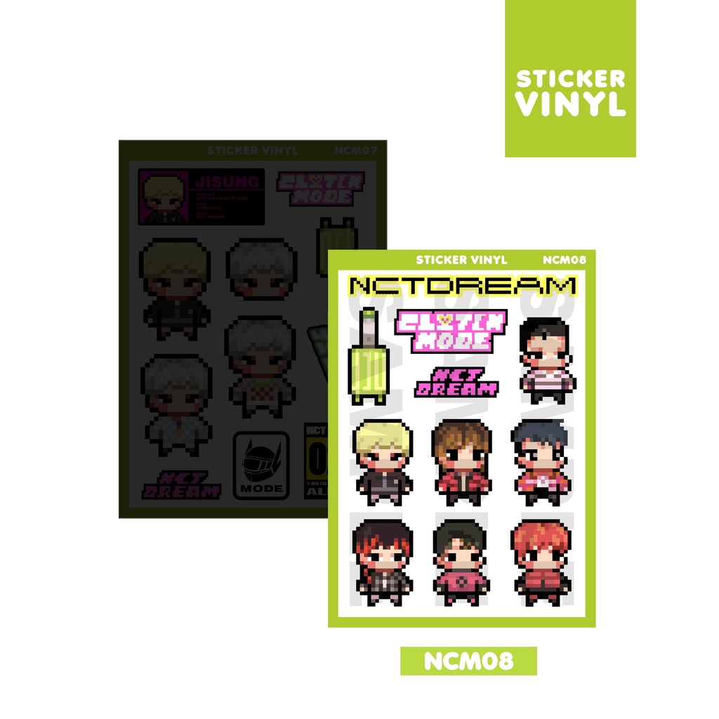 Jual Sticker / Stiker Kpop NCT Dream - Pixel | Shopee Indonesia