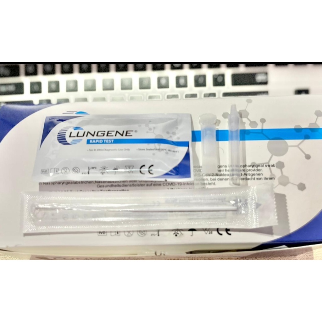Jual Lungene Swab Antigen | Biru | Alat Tes Covid Rapid Tes Antigen ...