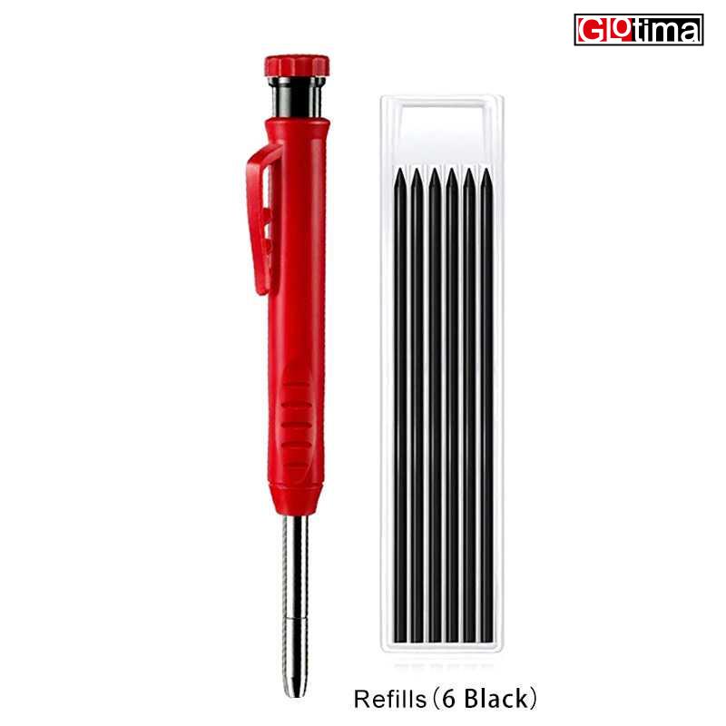 Jual Pensil Refill Tukang Kayu Besi Bangunan Carpenter Marking Pencil ...