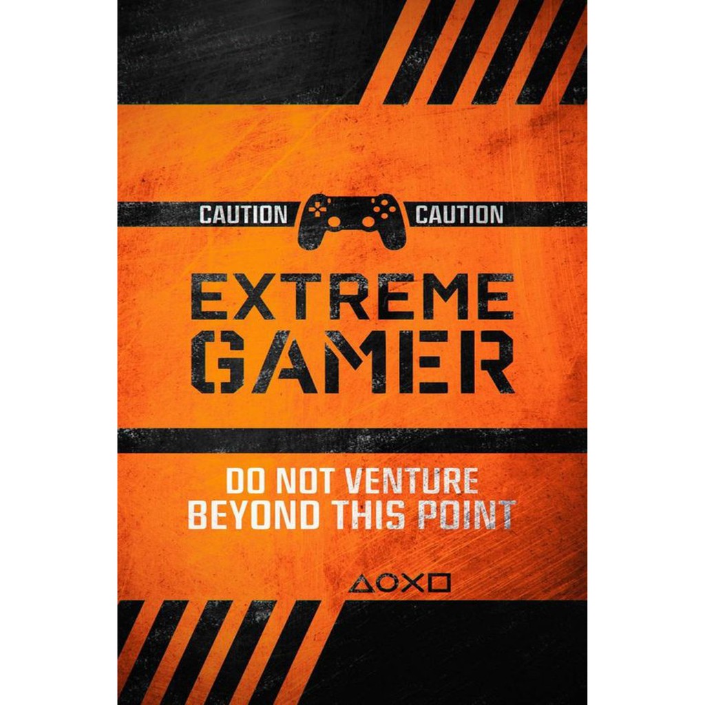 Jual Poster Rental PS Hiasan dinding Gamers Gaming game zone wall decor ...