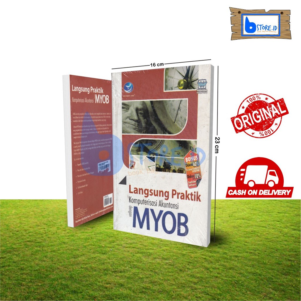 Jual BUKU LANGSUNG PRAKTIK KOMPUTERISASI AKUNTANSI DENGAN MYOB, Lukas Lukmana | Shopee Indonesia