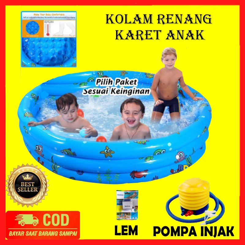 Jual Mainan Anak kolam renang karet anak jumbo bayi murah | Shopee ...