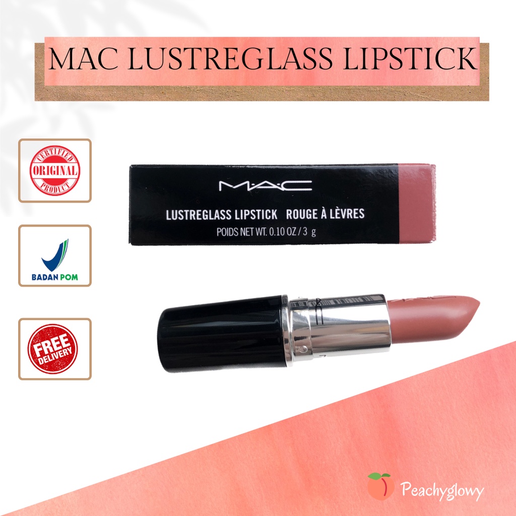 Jual MAC Lustreglass Lipstick | Shopee Indonesia