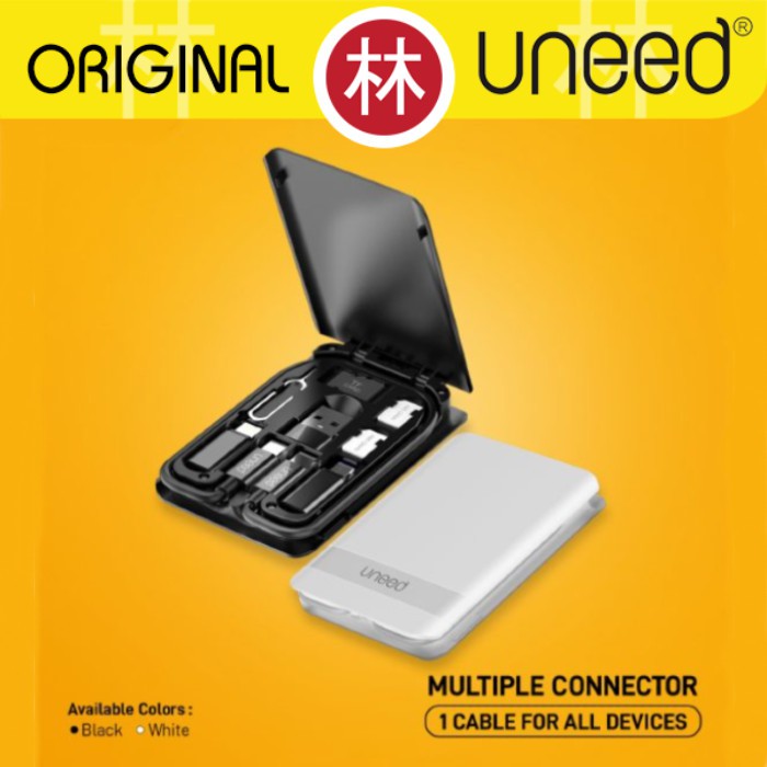 Jual Uneed UCB39 ALL IN ONE Multifunctional Case Data Cable | Shopee ...