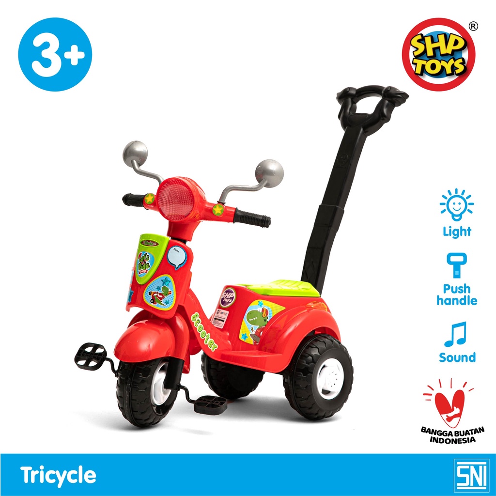 Jual SHP 609 Scooter SHP Toys Ride On Toys Mainan Roda Tiga | Shopee ...