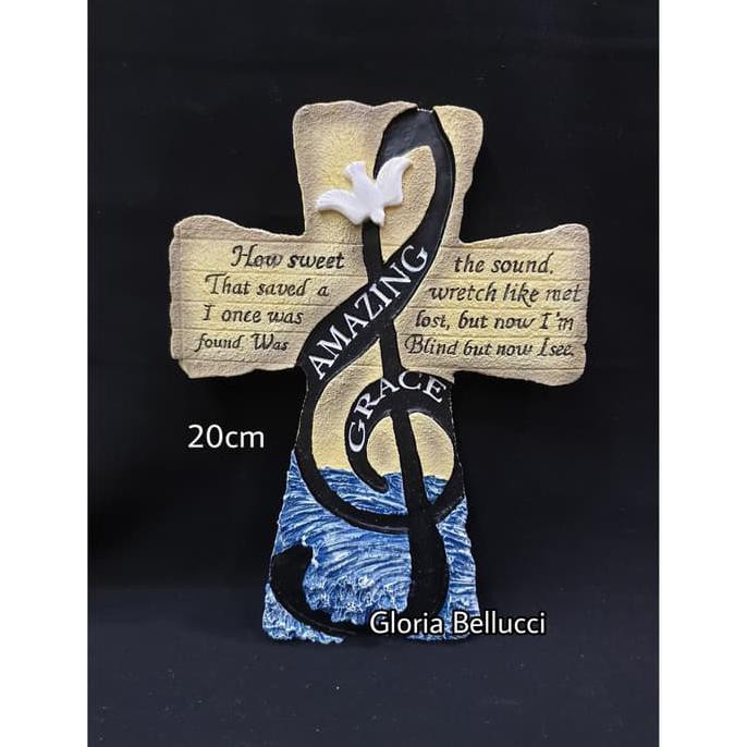 Jual Patung Pajangan Dinding Salib Amazing Grace Merpati | Shopee Indonesia