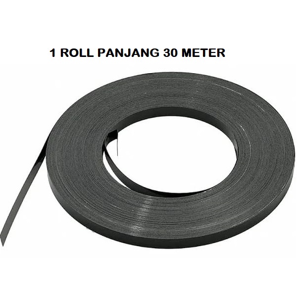 Jual PERROLL Plat Strapping Full Stainless Steel Black Coated 7.9 mm x ...