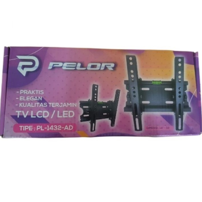 Jual Bracket TV LCD LED VIPER LAVELA PELOR 14"-32" braket dinding ...