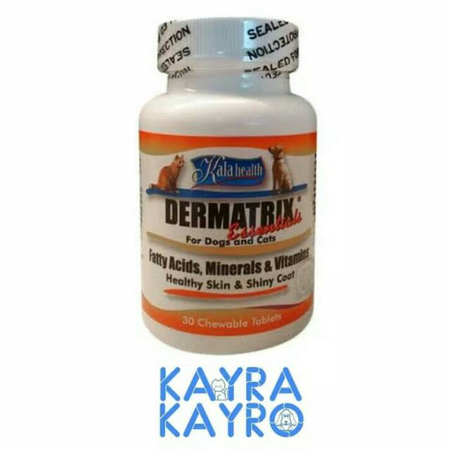 Jual Dermatrix Essentials for Dog Cat 30 Tablet - Vitamin Bulu Kulit ...