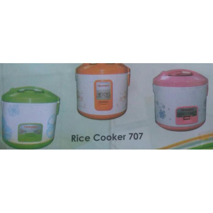 Jual Rice Cooker 1,2ltr Trisonic - Merah ready produk | Shopee Indonesia