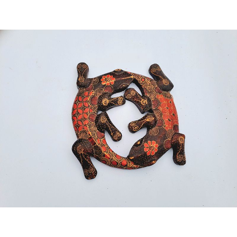 Jual Tokek Bulat | Tokek Batik Kayu | Hiasan Dinding Batik | Hiasan ...