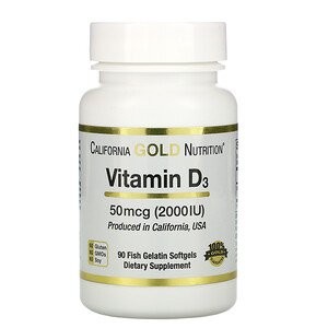 Jual CALIFORNIA GOLD NUTRITION VITAMIN D3 50 mcg 2000 IU 90 & 360 ...