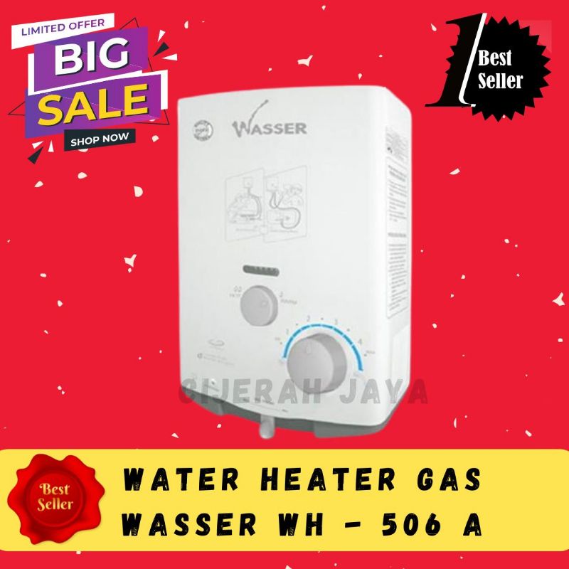 Jual Pemanas Air Gas Wasser - Water heater gas Wasser WH 506 A / WASSER WH506A / WATER HEATER ...