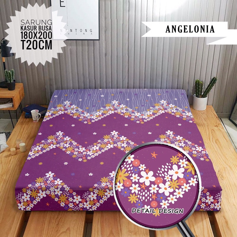 Jual SARUNG KASUR BUSA MONALISA /SPREI RESLETING UKURAN 180x200 T20cm ...