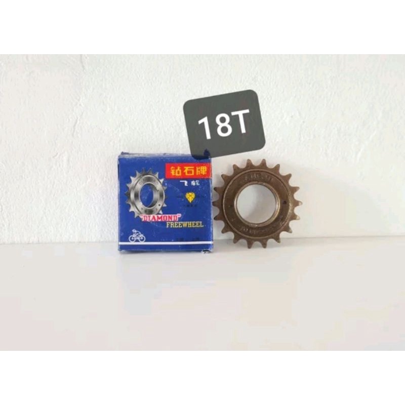 Jual Gear Free Wheel DIAMOND 18T Gir Cog Single Tunggal Speed 18 T ...