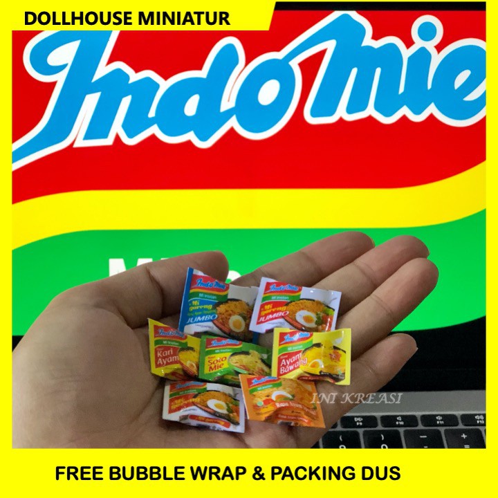 Jual DOLLHOUSE MINIATUR MAINAN BONEKA BARBIE INDOMIE | Shopee Indonesia