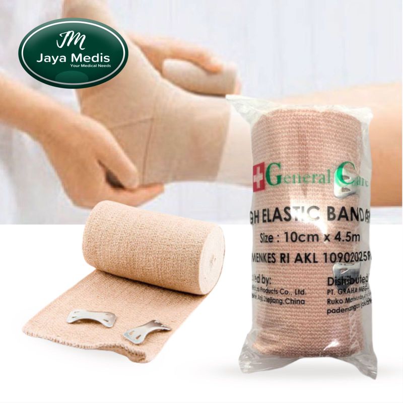 Jual Perban Elastis General Care 4 INCH ( 10cm × 4.5 Meter) | Shopee ...
