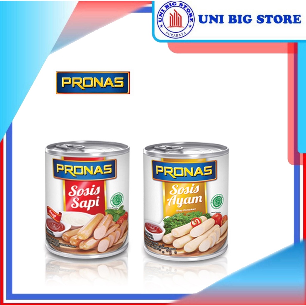 Jual Pronas Chicken | Beef Sausage 325 gr Sosis Ayam Sapi Kaleng ...